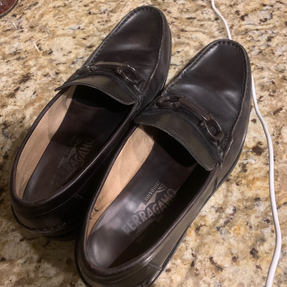 Salvatore Ferregamo “Alabama” Mens Loafers, Size 9 - Gem